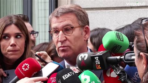 Feijóo descarta apoyar una moción de censura con Junts al presidente