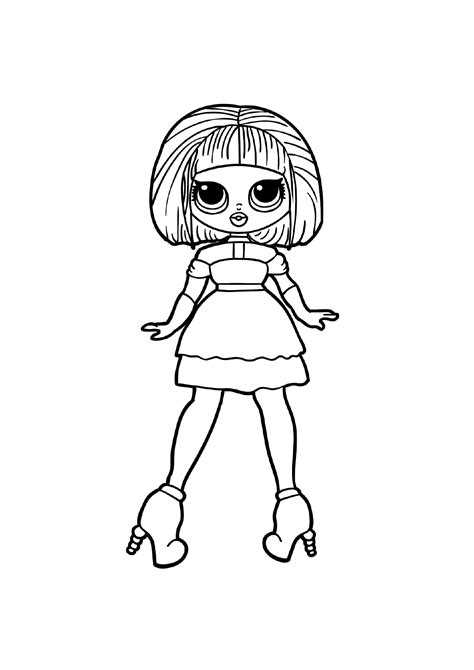 39 Coloriage poupée lol à imprimer ou à dessiner petite poupee