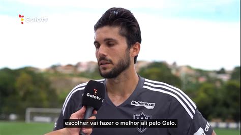 Igor Rabello do Atlético MG fala sobre a composição da zaga e jogo