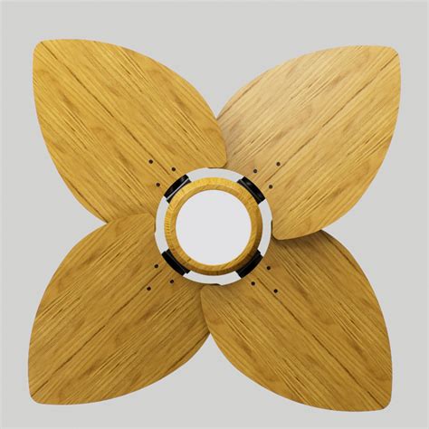Ventilador De Teto Natuvent Dahlia Led P S Madeira Freij