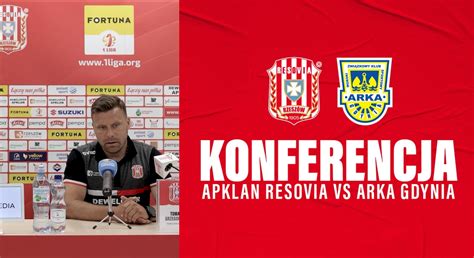 Konferencja Prasowa Po Meczu Apklan Resovia Arka Gdynia Cwks