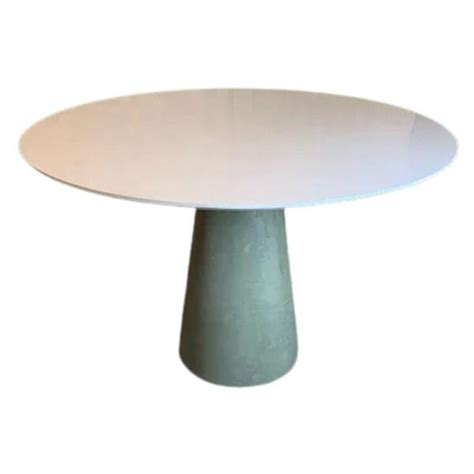 Mesa De Jantar Cone 110 Cm Madeira Freijó Branco Leroy Merlin