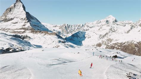 Switzerland Mountains Skiing