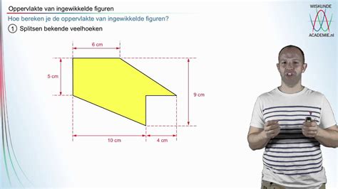 Oppervlakte Van Ingewikkelde Figuren WiskundeAcademie YouTube