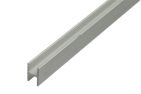 Plattenverbinder H Profil Alu H Profile Silber Eloxiert