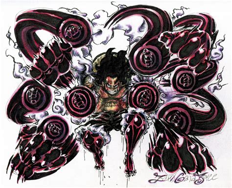 Luffy Gear Snake Man Wallpapers Wallpaper Cave