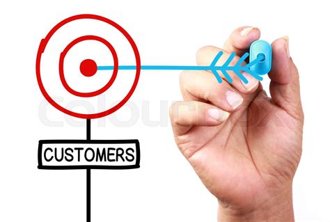Target Your Customers Stock Image Colourbox