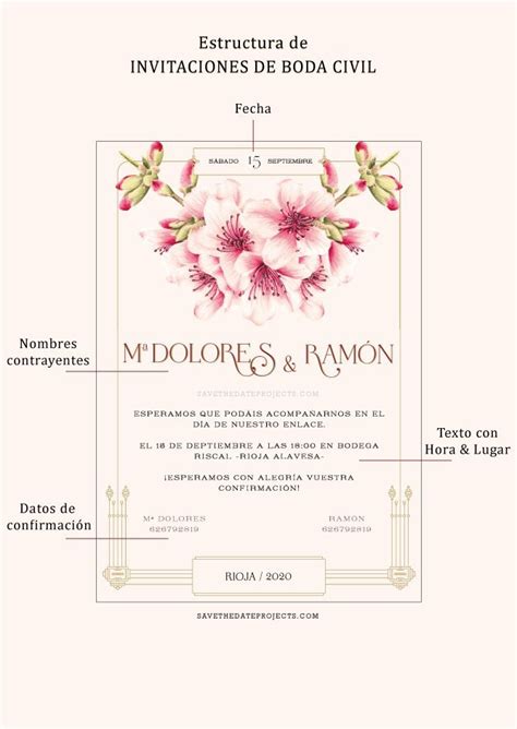 Invitación de boda civil La guía definitiva con ejemplos y textos