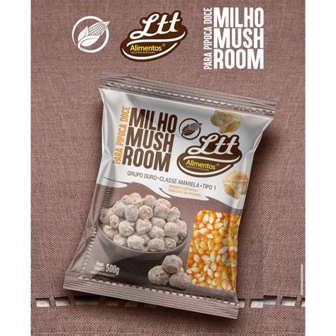 Milho Pipoca Mushroom Para Receitas Gourmet Kg Festa Aniversario