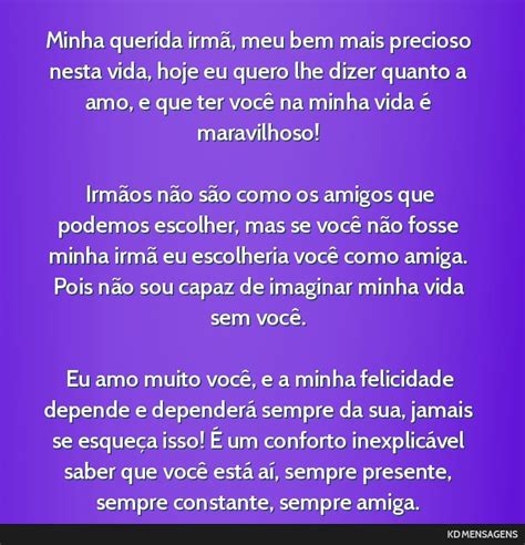 Depoimentos Para Irmão Mensagens e Textos KD Mensagens