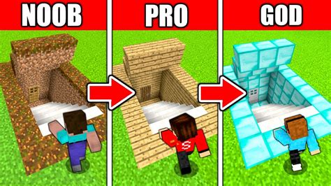 TAJNA BAZA NOOB PRO GOD Vs STRASZNE POTWORY W Minecraft YouTube