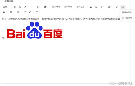 特别好用的vue富文本编辑器wangeditor自己使用案例组件，附源码，直接使用 wangeditor效果图 csdn博客