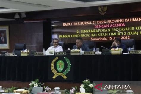 DPRD Kaltim Sahkan Perda Kepariwisataan Dan Pencegahan Narkoba ANTARA