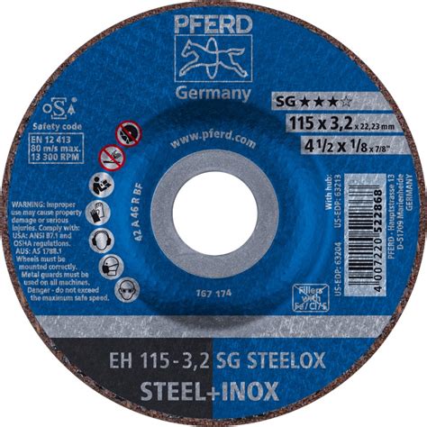Disco De Corte EHT SG STEELOX Pferd Armo Shop Produtos Industriais