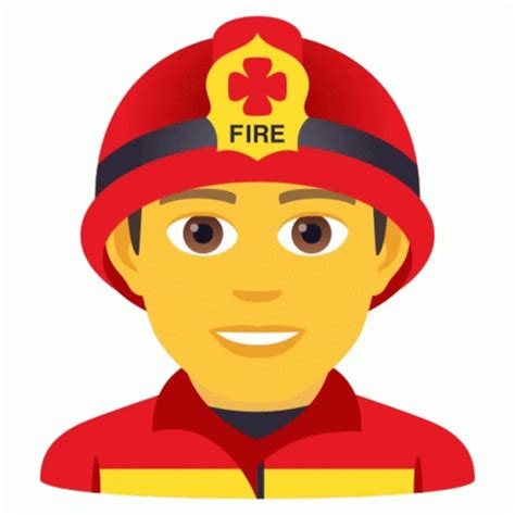 Man Firefighter People Sticker Man Firefighter People Joypixels