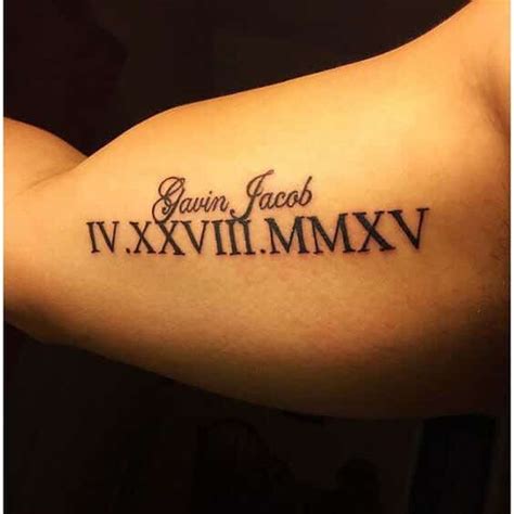 Roman Numeral Tattoos For Men Ideas And Designs For Guys