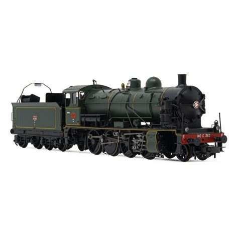 LOCOMOTIVE A VAPEUR SNCF 140 C 362 AVEC TENDER 18 C550 LIVREE N