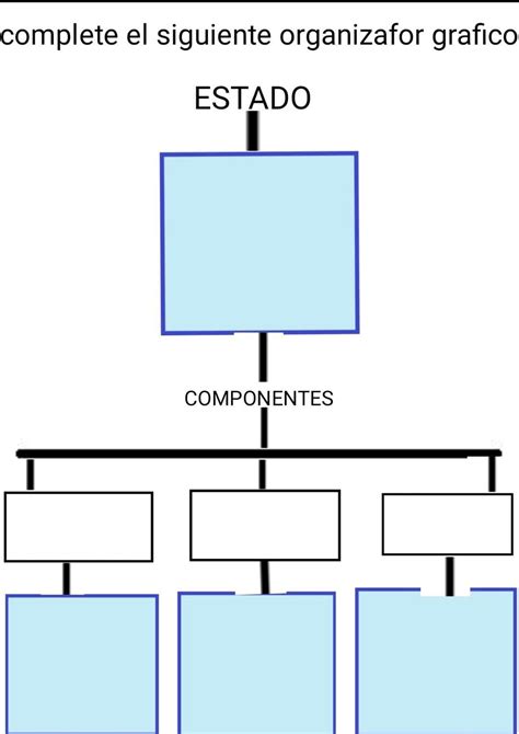 COMPLETE EL SIGUIENTE ORGANIZADOR GRAFICO Brainly Lat