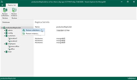Step 1 Launch Restore Wizard Veeam Backup Explorers Guide