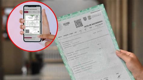 Acta de Nacimiento certificada cómo descargarla en línea y cuánto