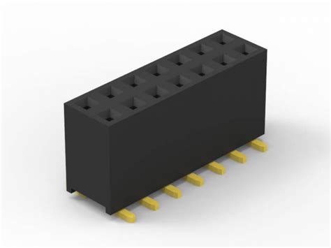 2 0mm 079 Pitch Female Header Connectors Smolex