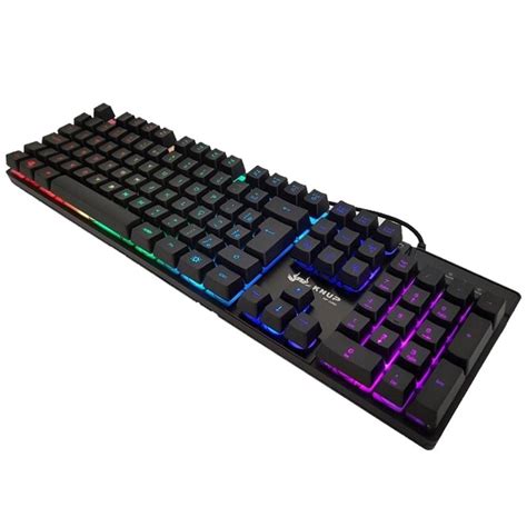 Teclado Gamer Semi mecânico Rgb Anti ghosting Knup KP 2043 A Desconto