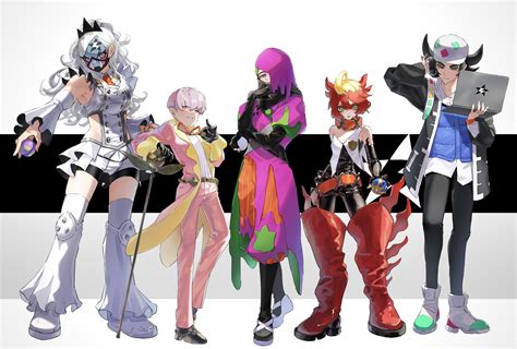 Mela Giacomo Eri Ortega And Atticus Pokemon And More Drawn By