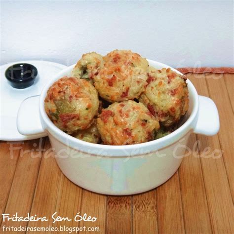 Bolinho de Arroz na AirFryer Fritadeira sem Óleo AirFryer