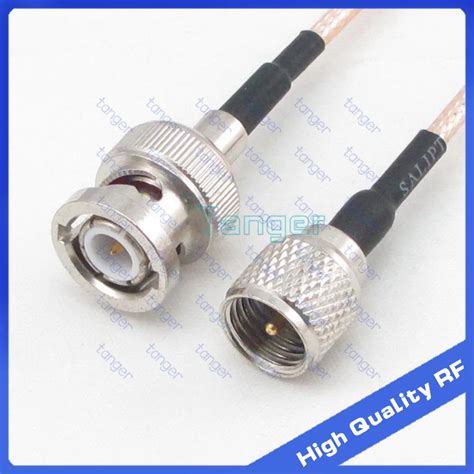 6inch BNC Male To Mini UHF Male Plug With RG 316 RF Coaxial Pigtail