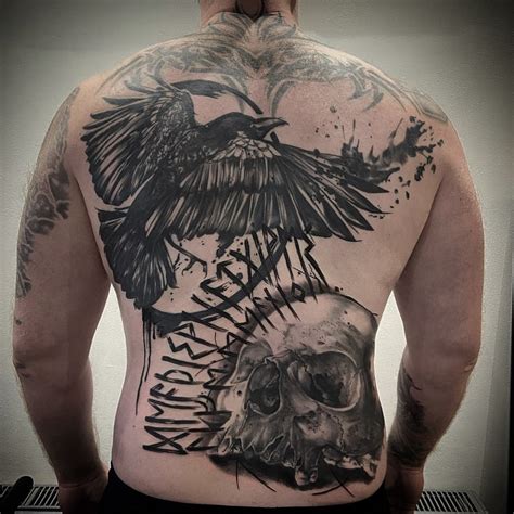 Amazing Nordic Raven Tattoo Designs And Meanings Inspired By Vikings