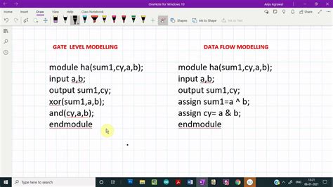verilog hdl data flow modelling examples youtube