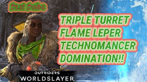 Flame Leper Triple Turret Techno Speed Runs Through Trials