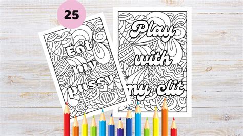 Dirty Coloring Pages For Adults With Naughty Swear Words Nsfw