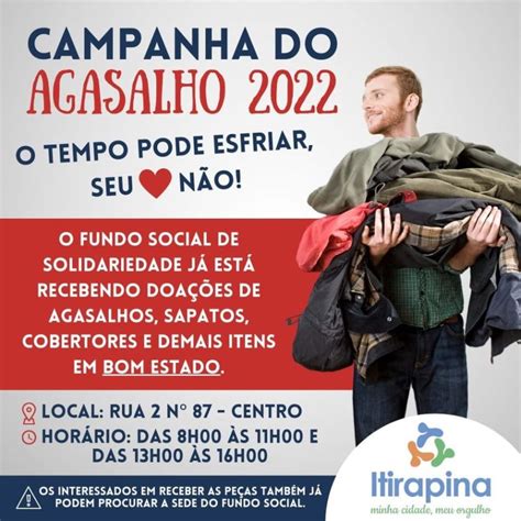 Fundo Social De Solidariedade Inicia Campanha Do Agasalho Jornal