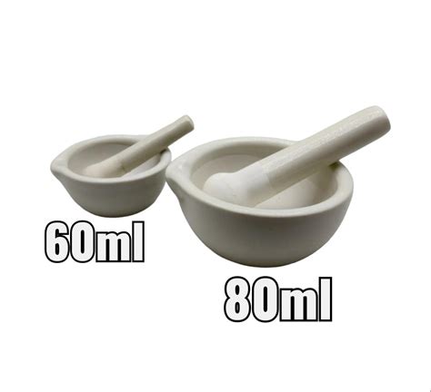 Mortero de porcelana cóncavo con pistilo de 356 mm Reachem