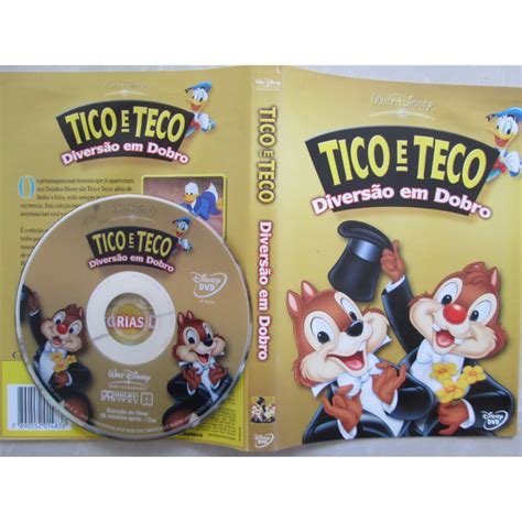 DVD TICO E TECO Diversão Em Dobro Inclui 8 Histórias Divertidas