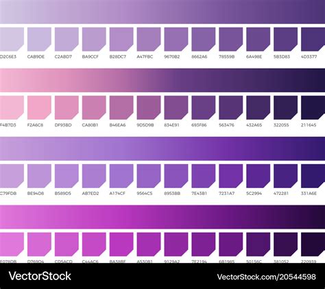 Ultra Violet Pantone Color Swatches Colors Vector Image The Best Porn