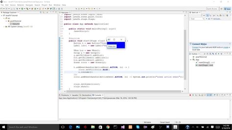 javafx tutorials episode 4 event handlers youtube