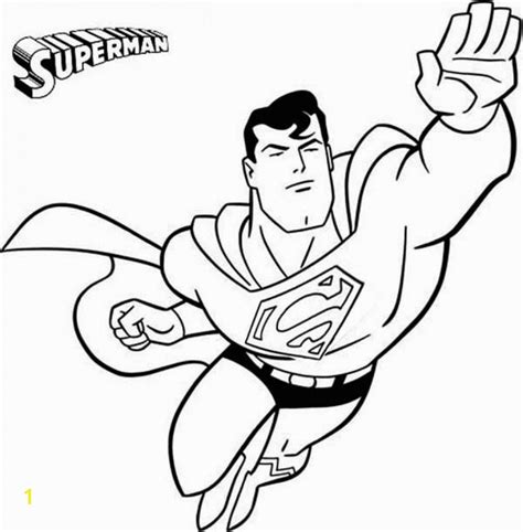 Free Printable Superman Coloring Pages