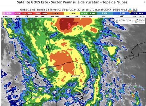 Beryl mantendrá lluvias torrenciales en península de Yucatán y el