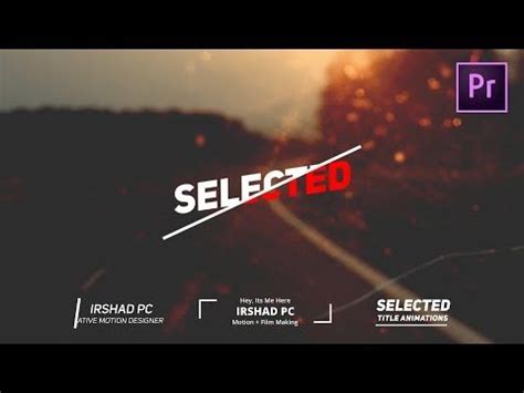 Motion Graphic Template Premiere Pro Free Pulp