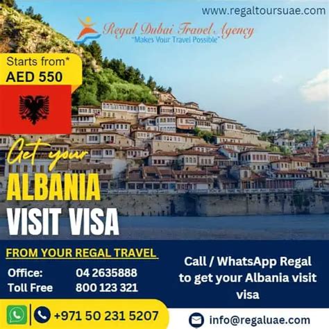 Apply For Albania Visit Visa From Dubai Regal Tours