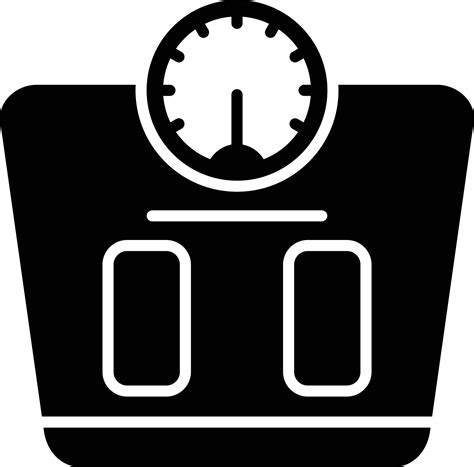 Weight Scale Glyph Icon 9428232 Vector Art At Vecteezy