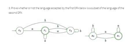 solved 3 prove whether or not the language accepted by the