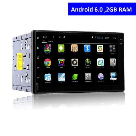 2 Din Android 6 0 Touch Screen Car DVD Player With GPS Navigation