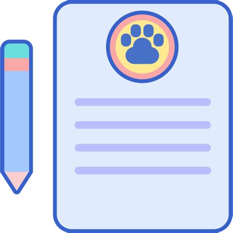 Icono De Registro Flaticons Lineal Color