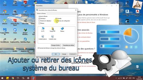 Comment ajouter ou retirer des icônes système du bureau Windows 10