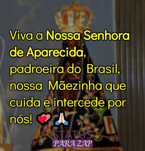 Viva A Nossa Senhora De Aparecida Padroeira Do Brasil Nossa Frases