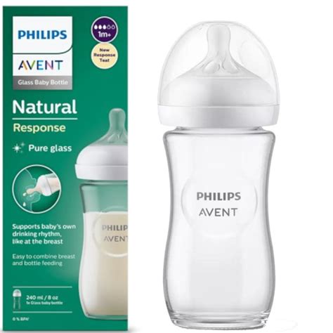 Philips Avent Szklana Responsywna Butelka Do Karmienia Natural 240ml