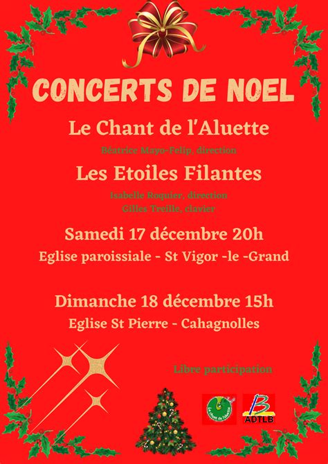 Affiches CONCERTS DE NOEL Saint Vigor Le Grand